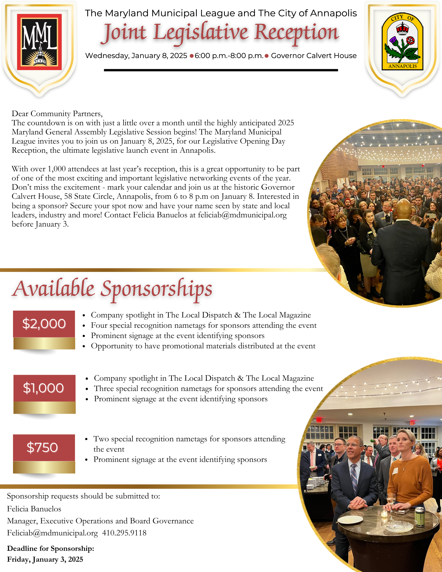 2025 Sponsorship Levels