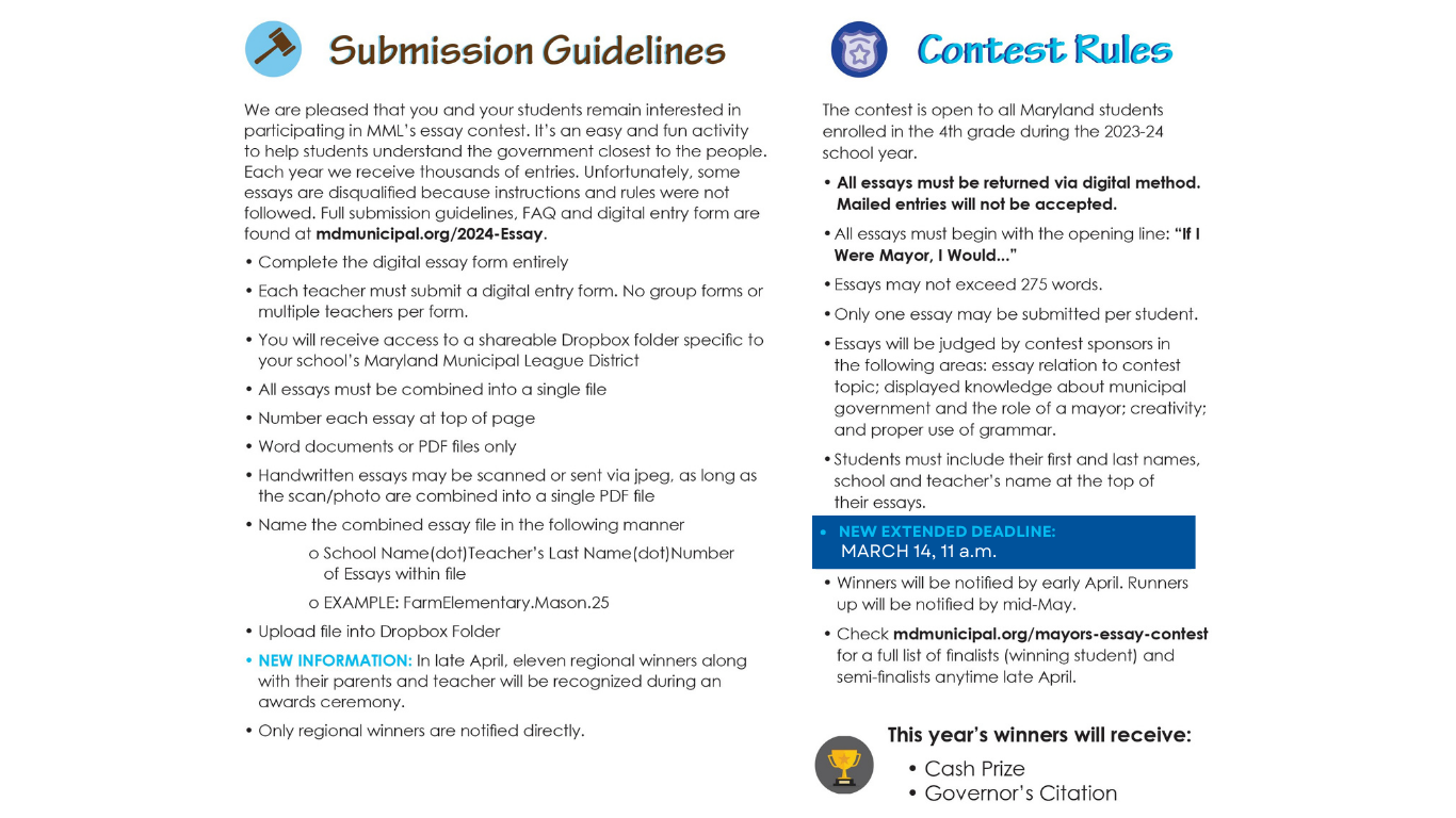 Mayors Essay Contest